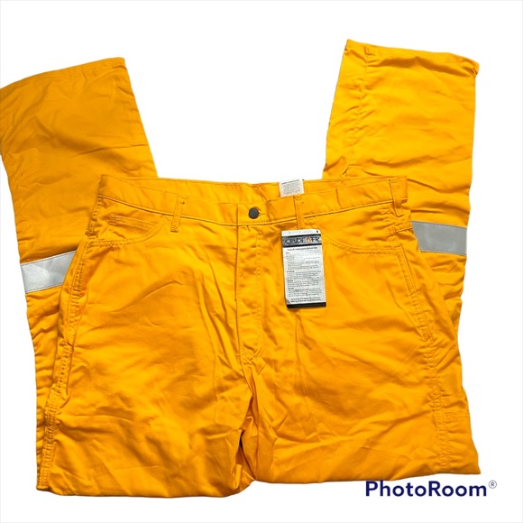 Pants | Rps Flame Resistant Yellow Cargo Pants 38x36 | Poshmark